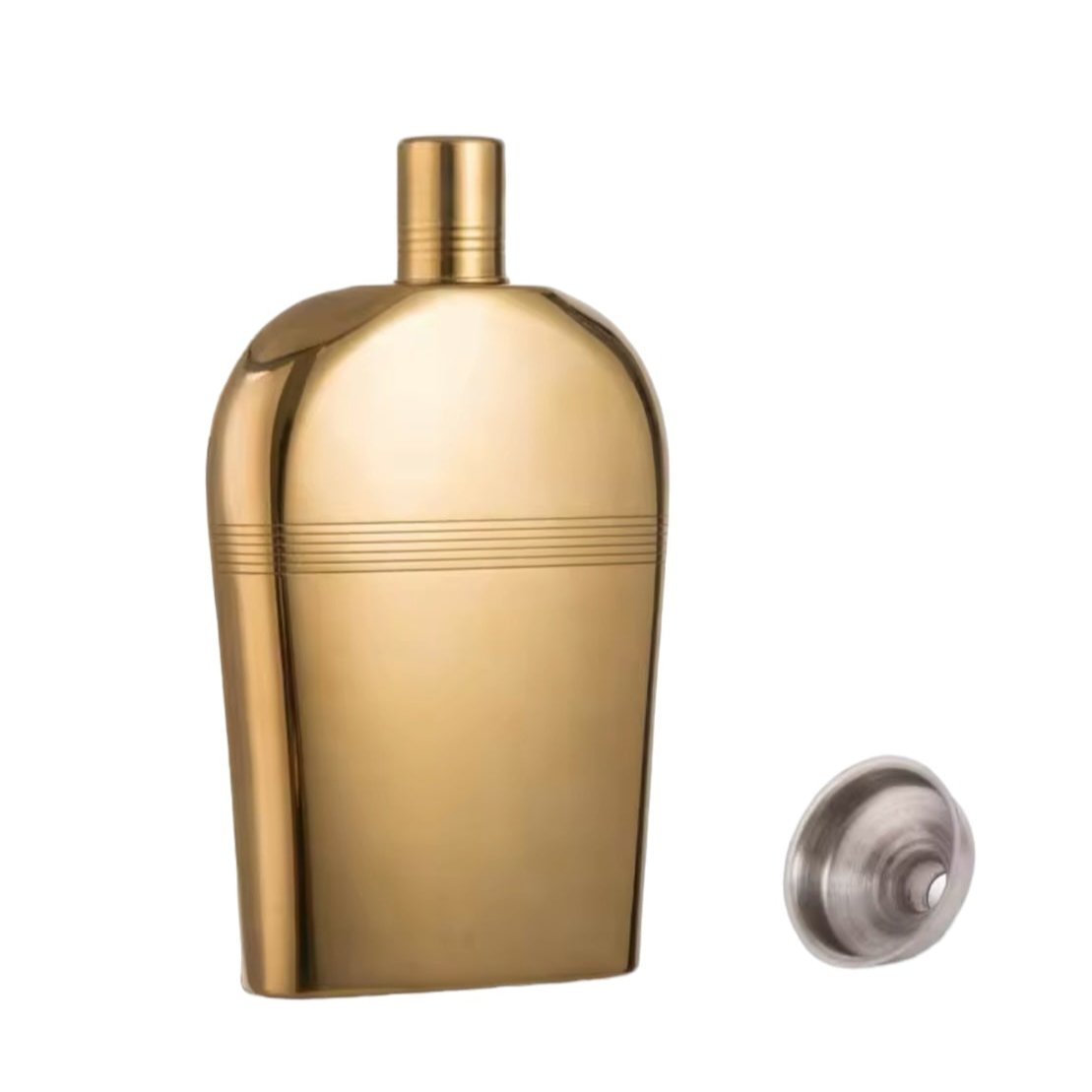 Gold Plated Hip Flask – Atlas Homme